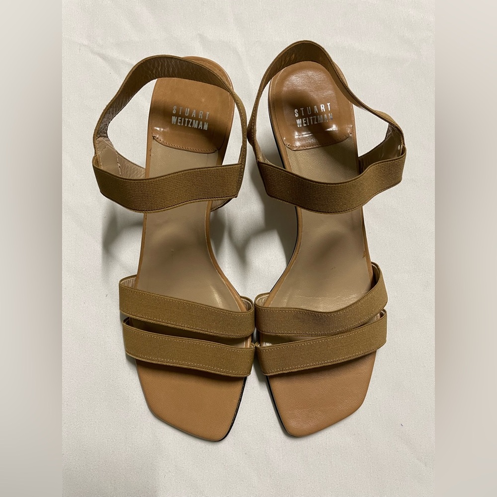 Stuart Weitzman Tan Sandals - Gem